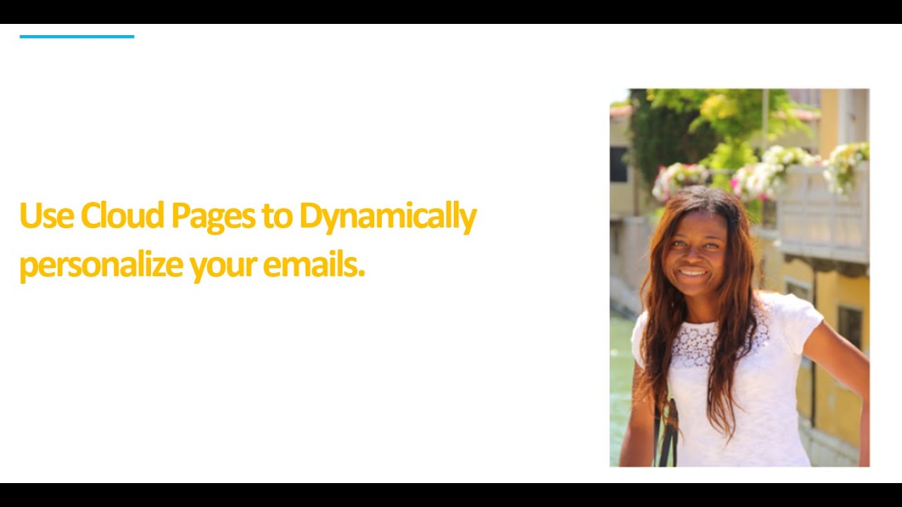 Use CloudPages to Dynamically personalize your emails – Cornelia Eyraud