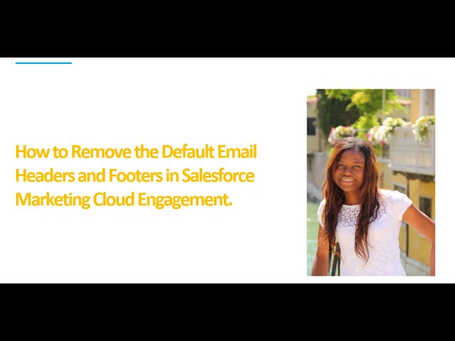 How to Remove the Default Email Headers and Footers in Salesforce ...
